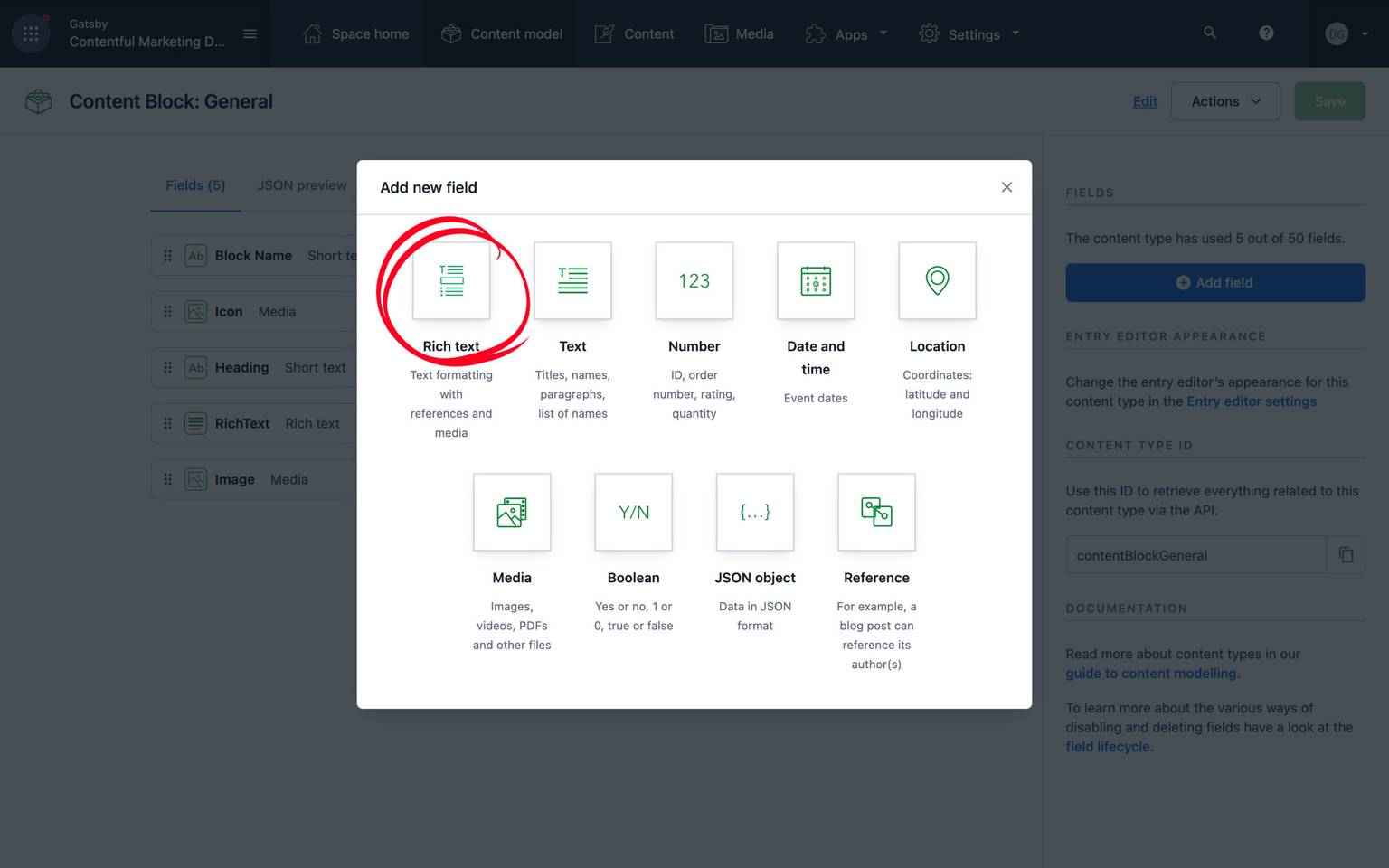 How To Use The Contentful Rich Text Field with Gatsby | Gatsby