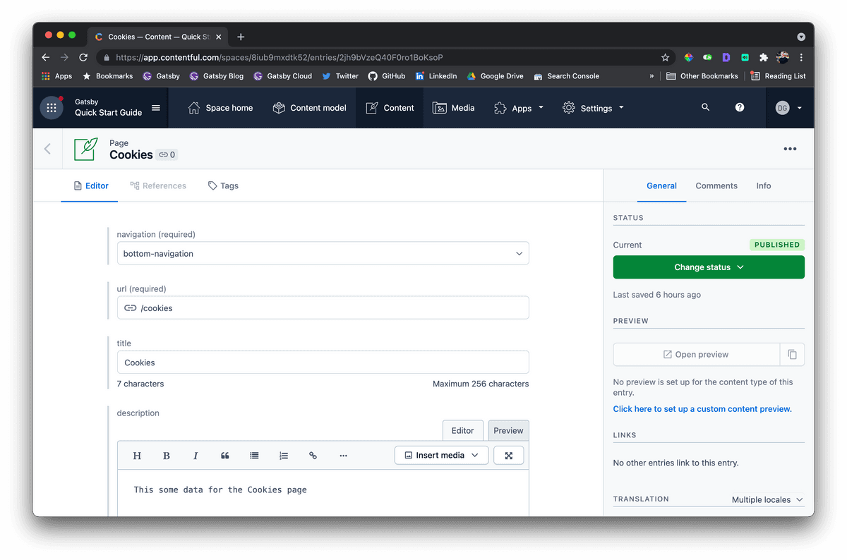 Content Querying with Gatsby + Contentful | Gatsby