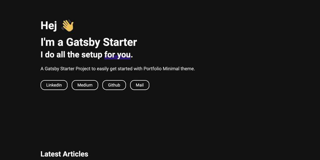 Gatsby Starters: Library | Gatsby