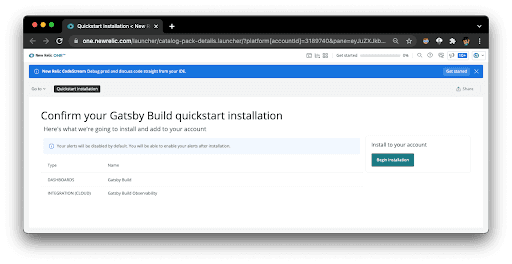 Gatsby New Relic Build Analytics Plugin | Gatsby