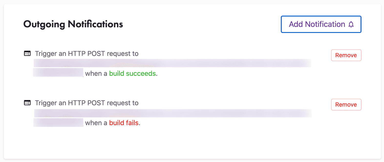 Outgoing Notifications | Gatsby