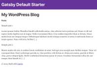WordPress Source Plugin Tutorial | Gatsby