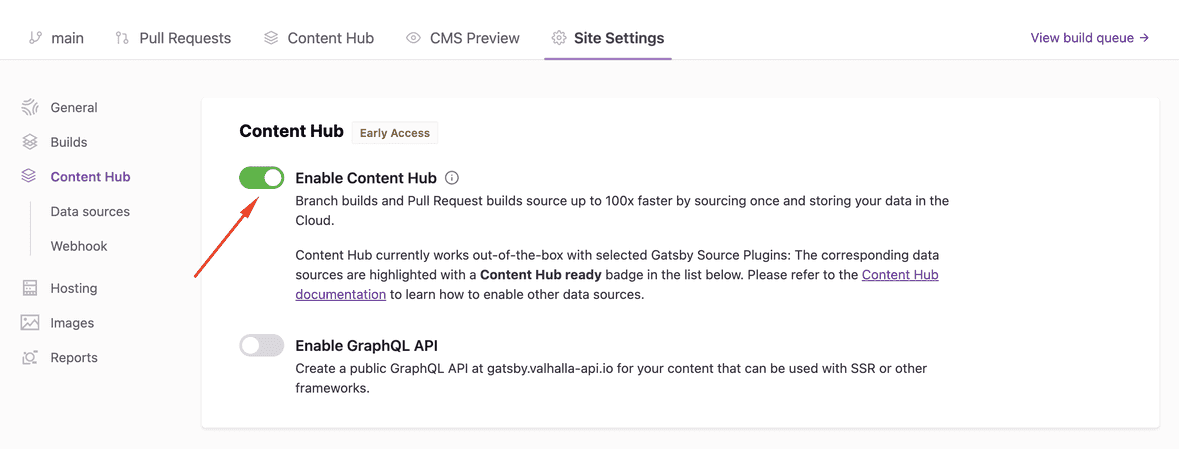 Valhalla Content Hub | Gatsby