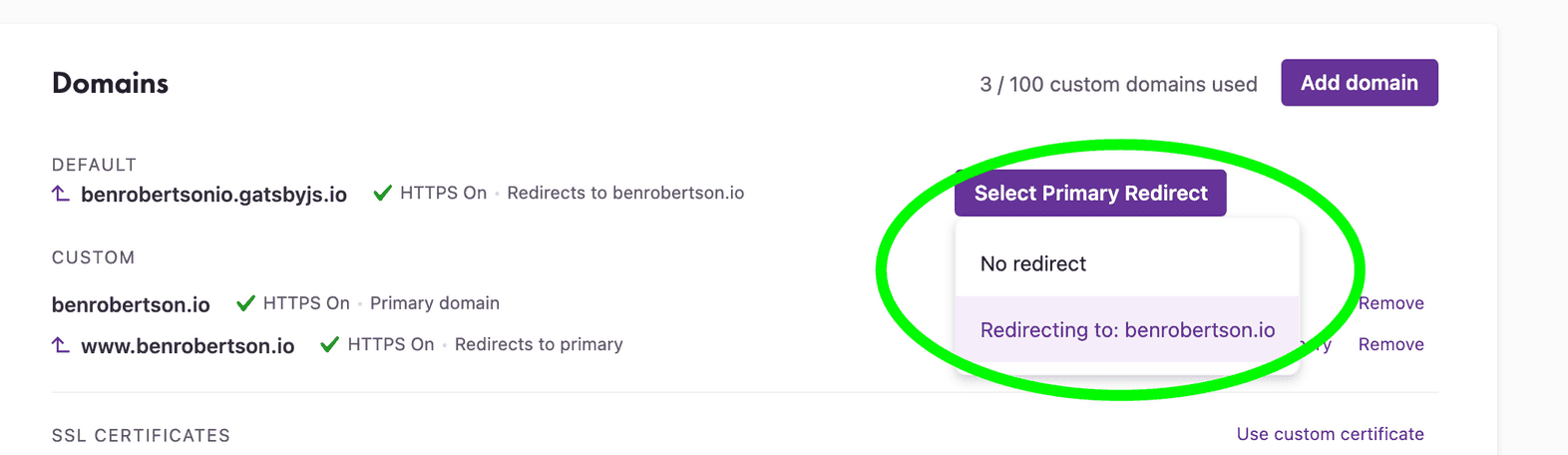 Apex and Subdomains | Gatsby