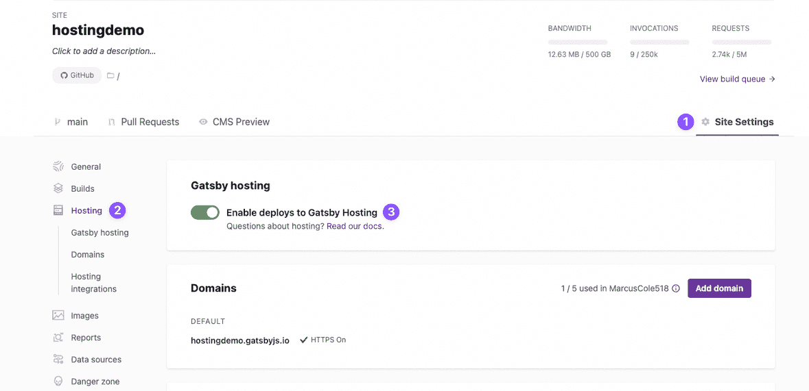 Deploying to Gatsby Cloud Hosting | Gatsby Deploying to Gatsby Cloud Hosting | Gatsby