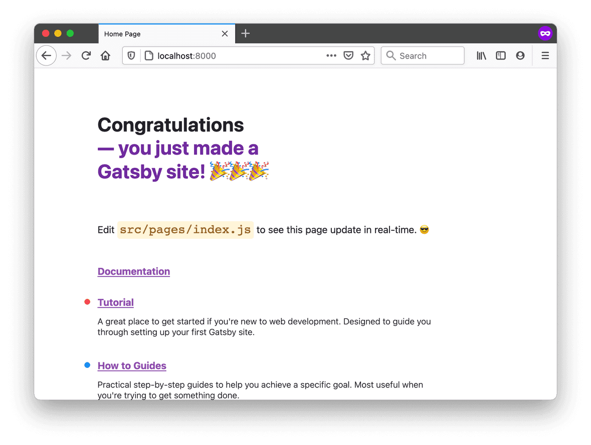 Part 1: Create and Deploy Your First Gatsby Site | Gatsby