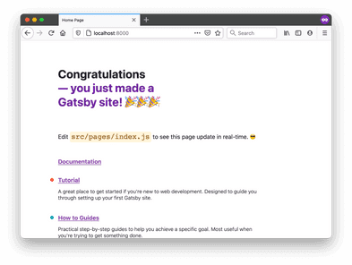 Part 1: Create and Deploy Your First Gatsby Site | Gatsby