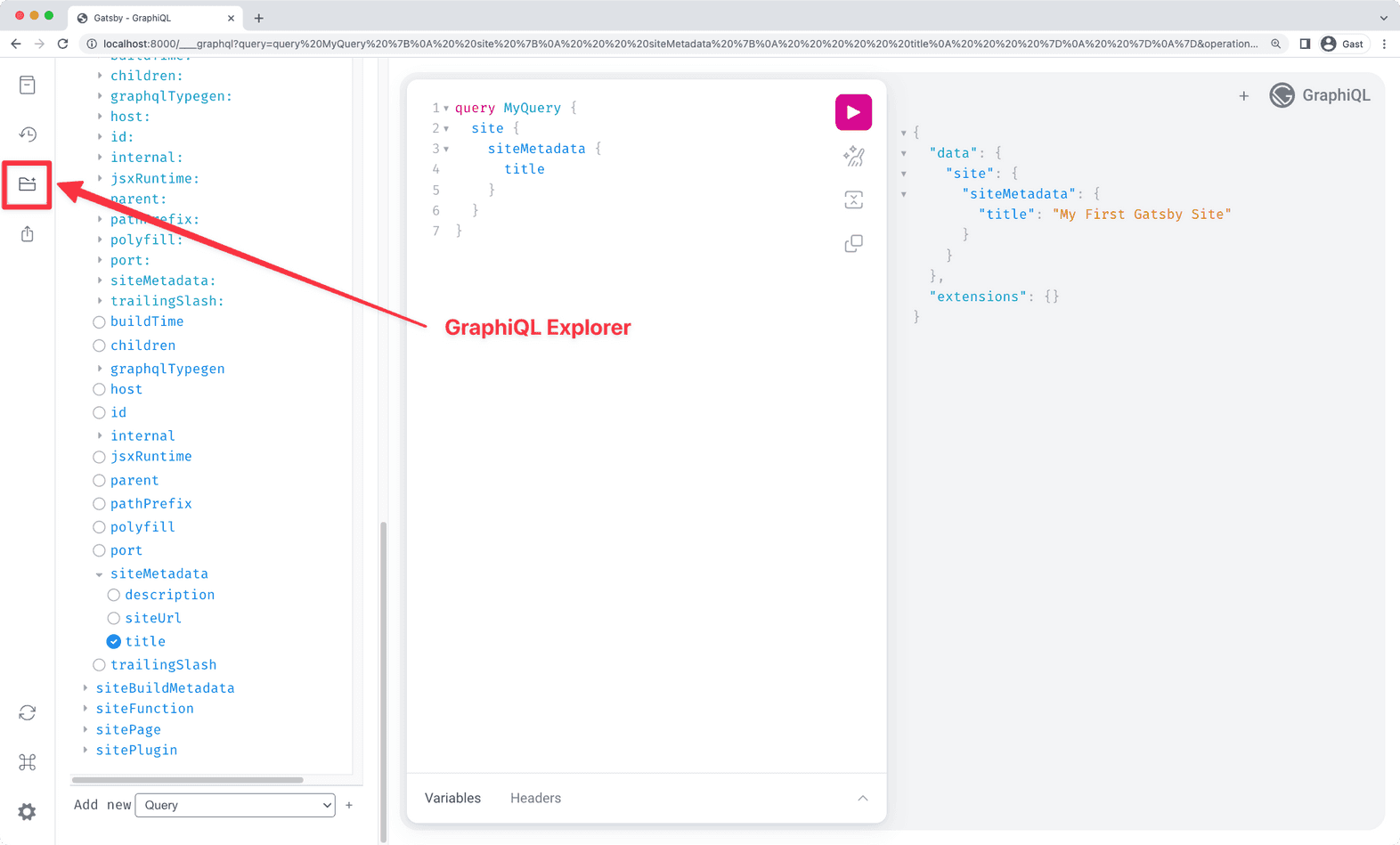 Part 4: Query for Data with GraphQL | Gatsby